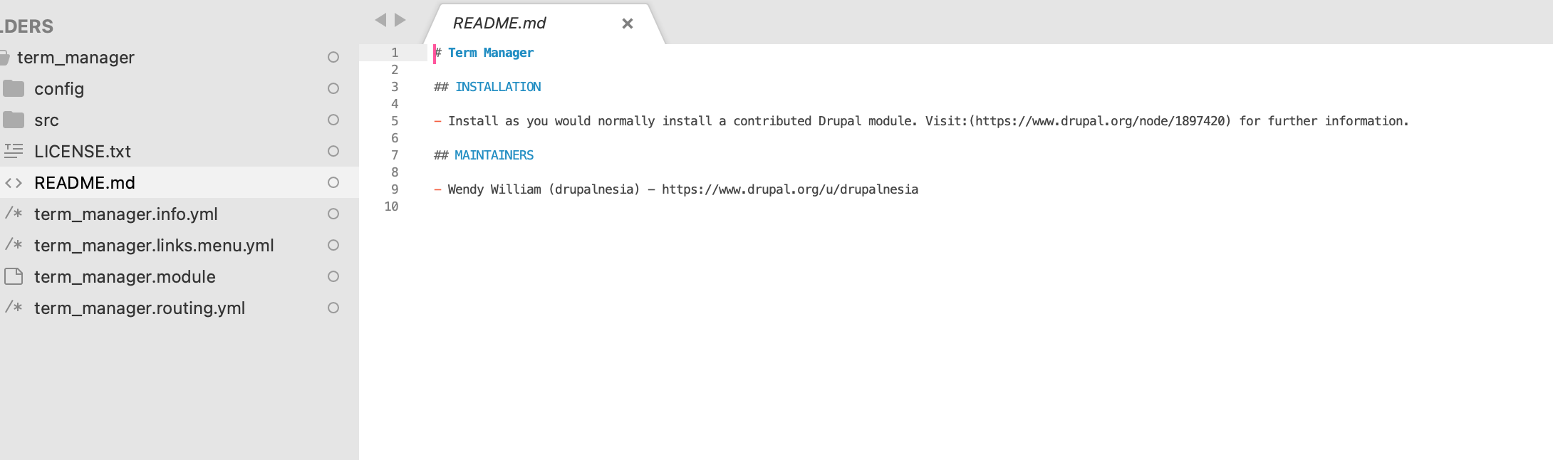 Update README.txt file to README.md [#3361476] | Drupal.org