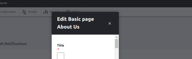 Broken title in modal dialog when title is a render array [#2663316] | Drupal.org