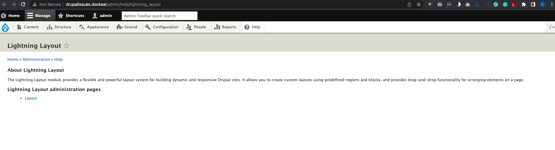 Implement hook_help() [#3362975] | Drupal.org