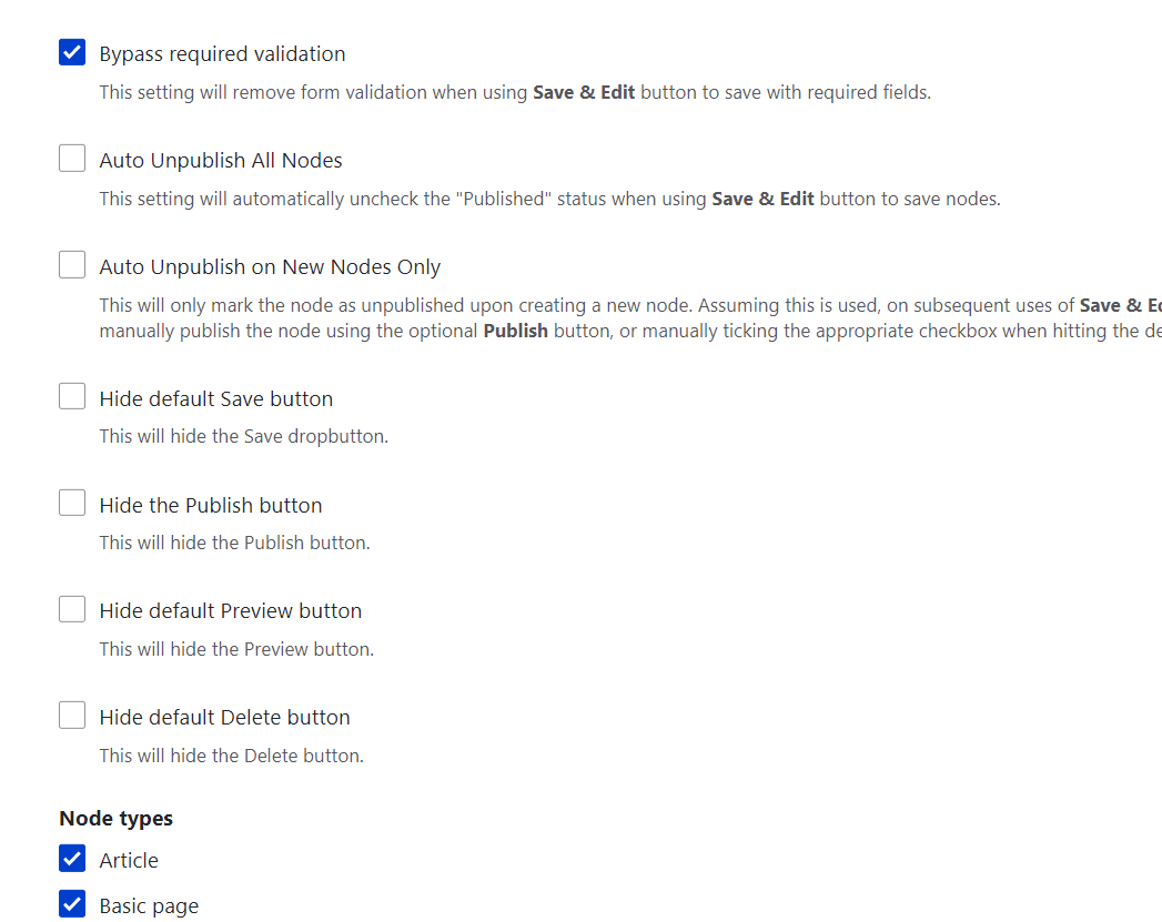 Save with required fields [#3362699] | Drupal.org