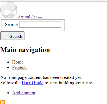 nav-items in navigation bar is not visible [#3360635] | Drupal.org