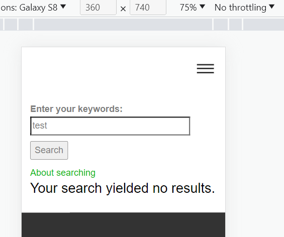 In advance search, search button need space and alignment. [#3371560] | Drupal.org