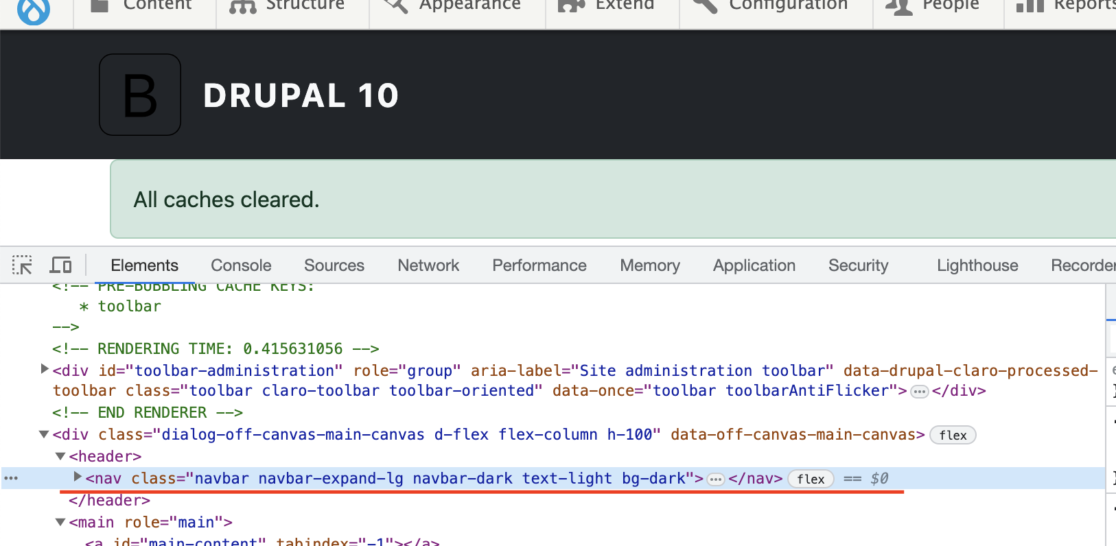 Check and fix classes in footer and navbar, if needed [#3317503] | Drupal.org