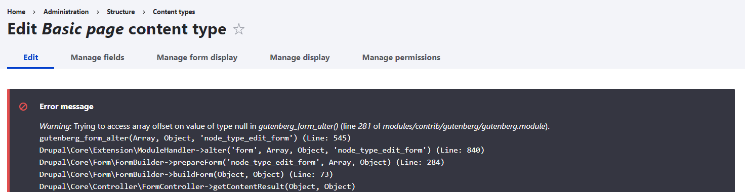 Null value during using gutenberg with hook_event_dispatcher module. [#3350950] | Drupal.org