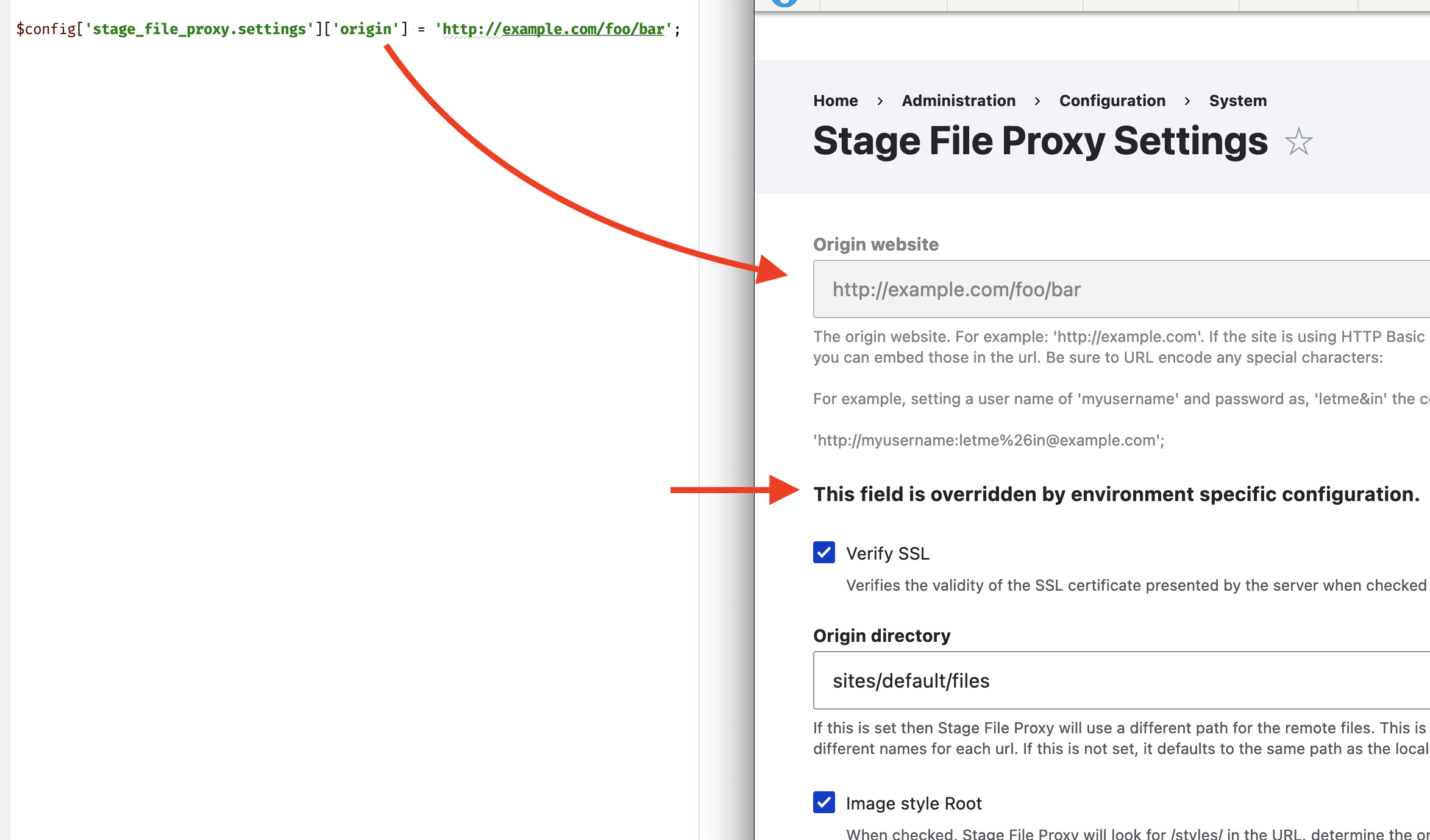 Add config hints to elements representing configuration [#3372764] | Drupal.org