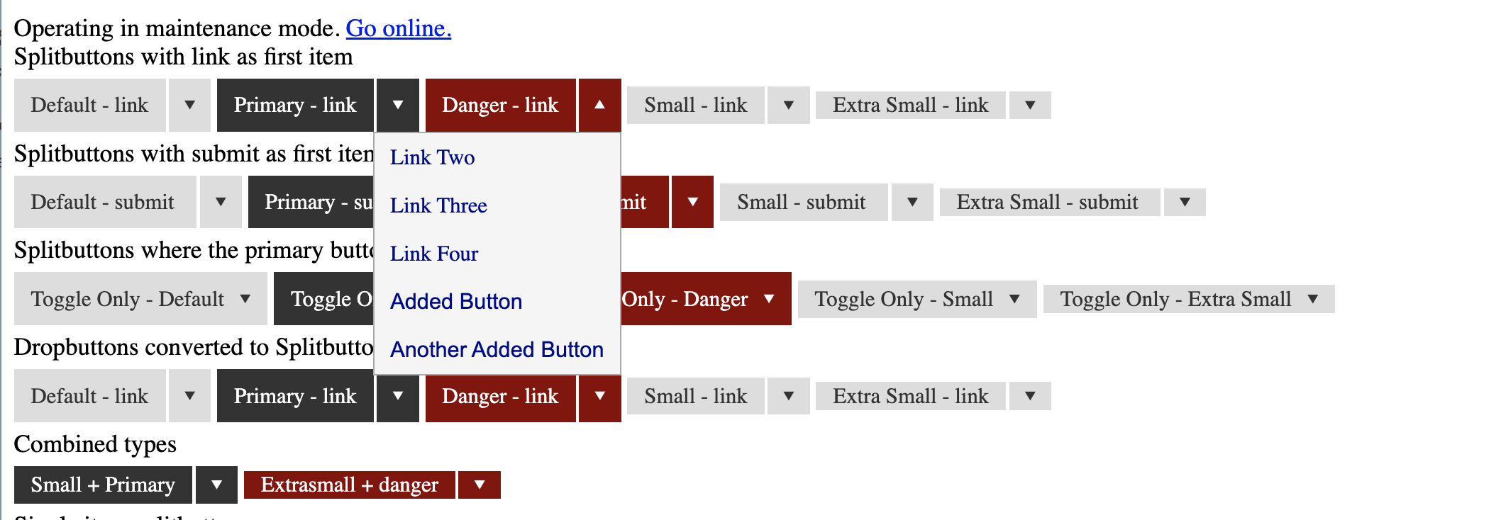 Add new Splitbutton render element to eventually replace Dropbutton [#1899236] | Drupal.org