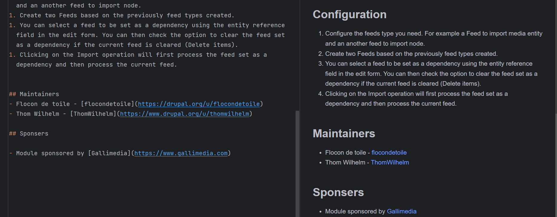 Replace README.txt with README.md and update README.md file [#3373484] | Drupal.org