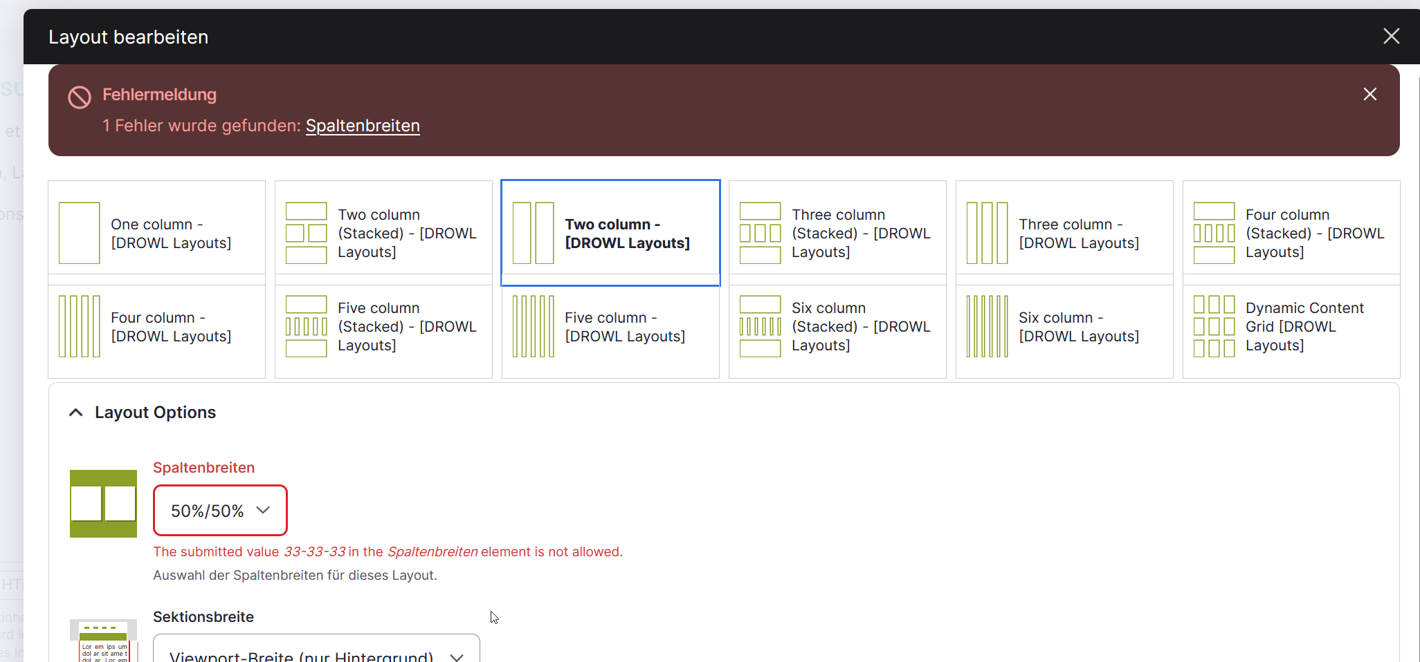 Paragraphs lost when switching layout with custom layout configuration settings [#3375164 ...