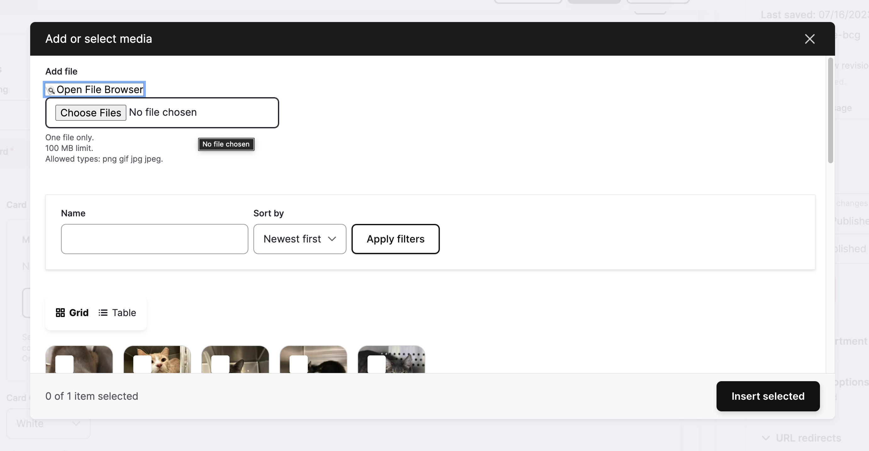 IMCE Upload Link appears in Modal for non-permissioned users [#3375288] | Drupal.org