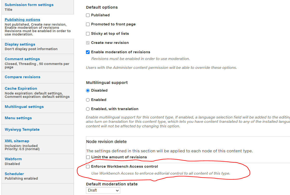 Enforce Workbench Access control [#3376231] | Drupal.org