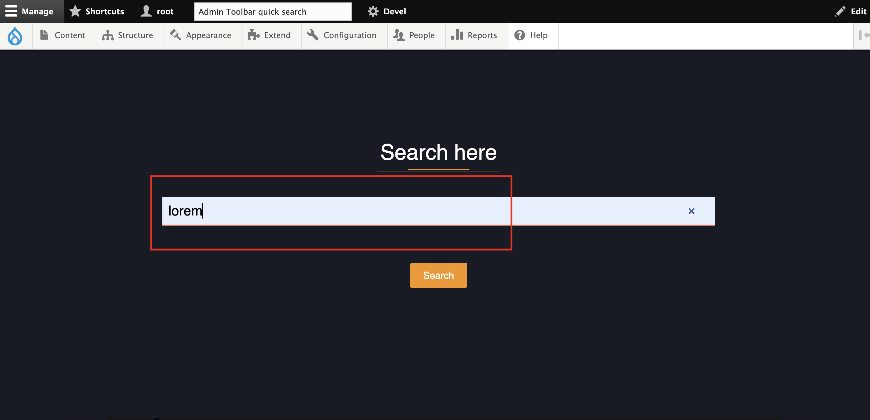 Search placeholder text is not aligned. [#3376002] | Drupal.org