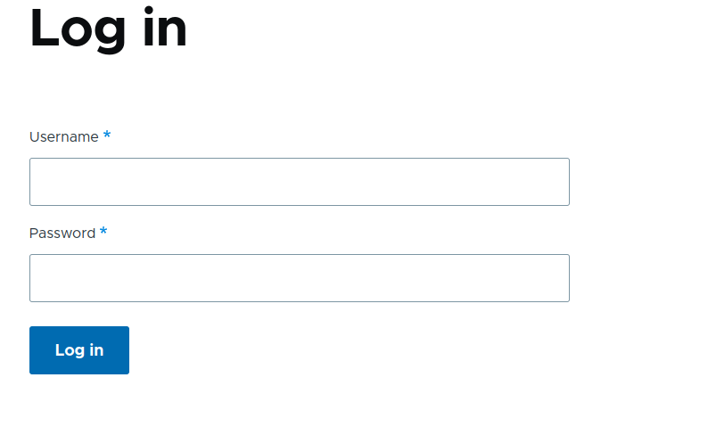 Remove the username and password descriptions from the login form [#3376314] | Drupal.org