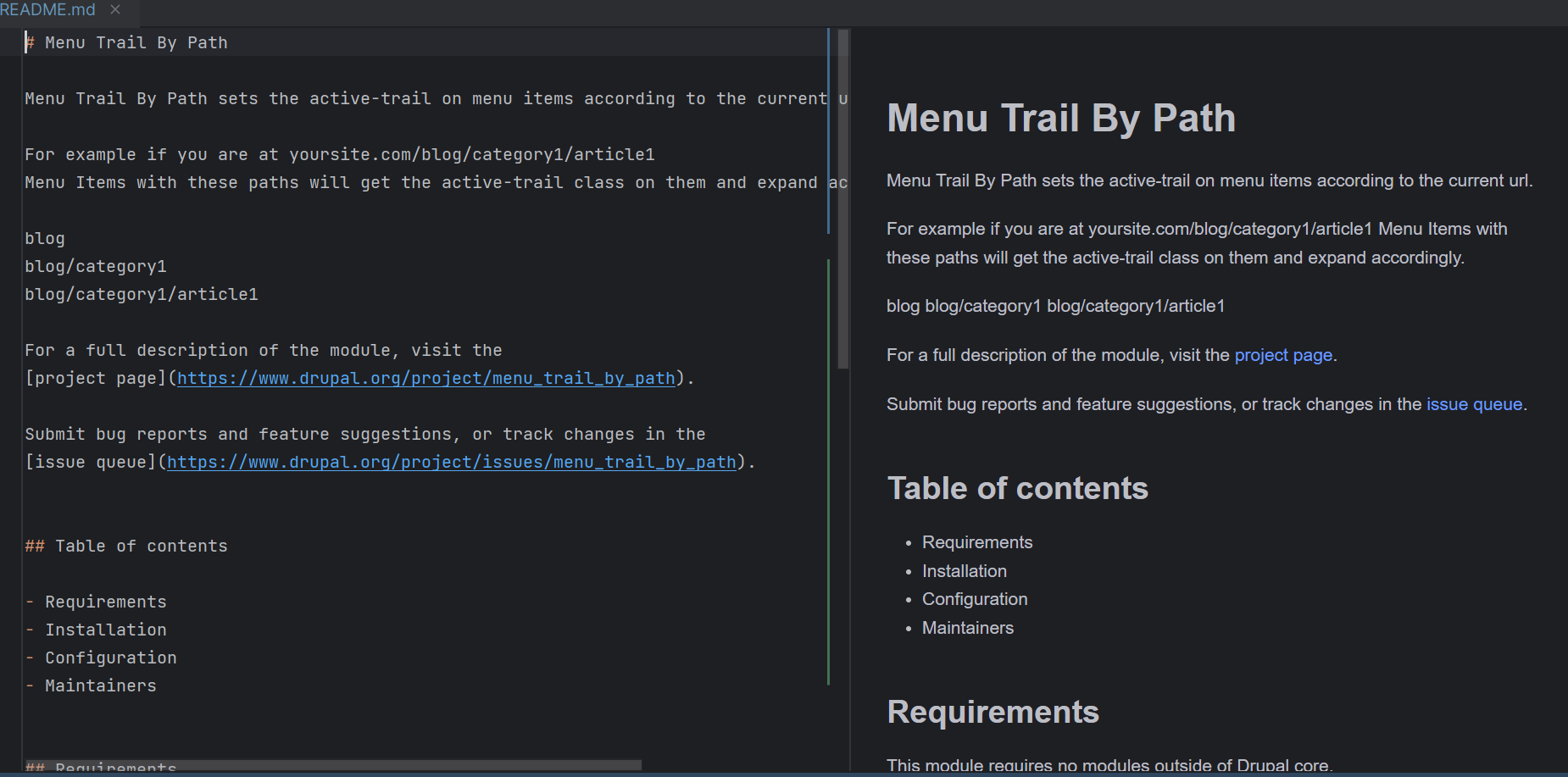 Update readme.md file content and format [#3330944] | Drupal.org