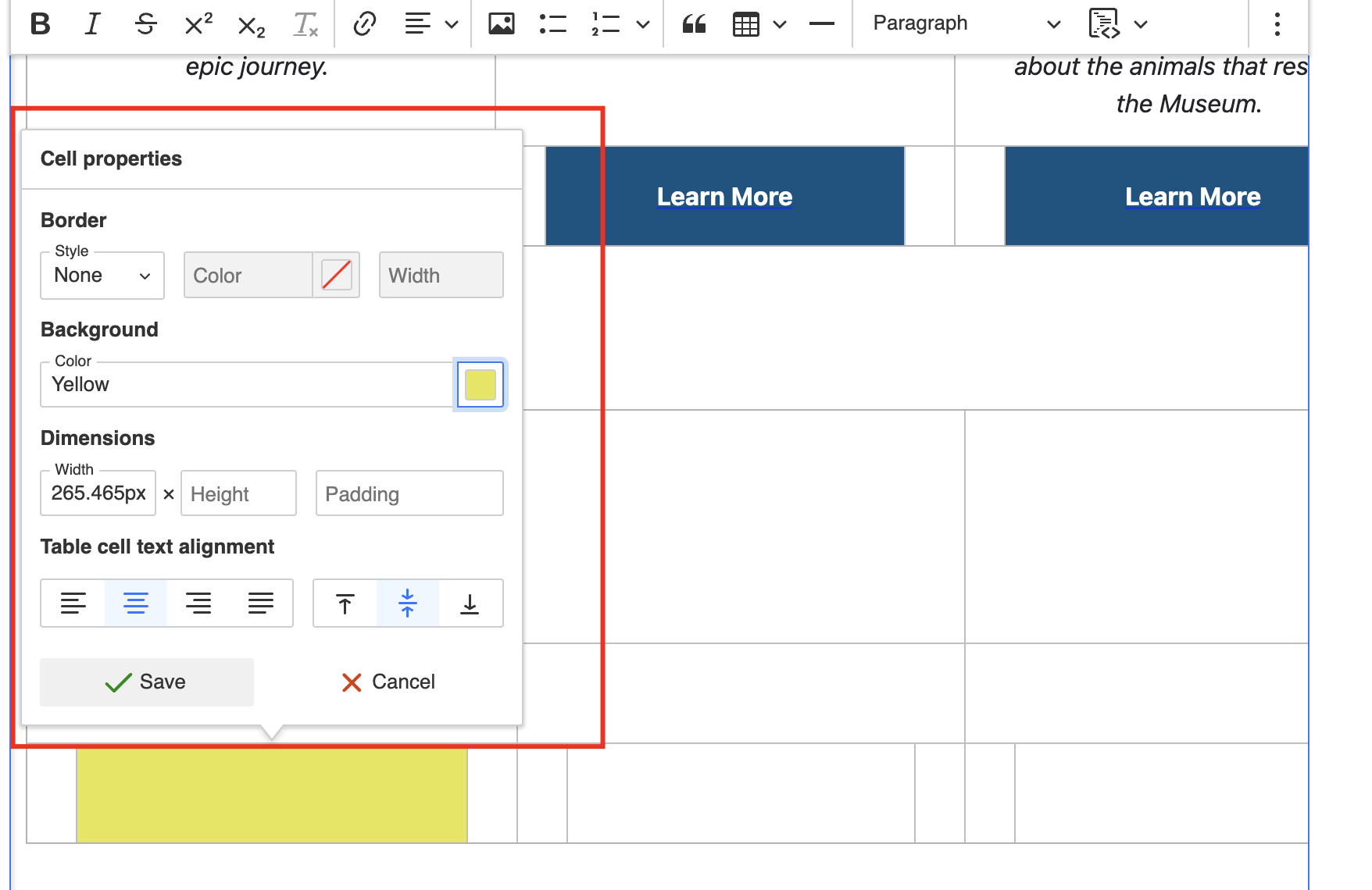 Ckeditor 5 Is Missing Table Properties And Table Cell Properties 2060