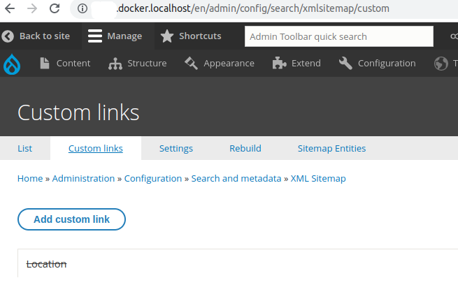 Error when use custom link with uncreated language prefix [#3380448] | Drupal.org
