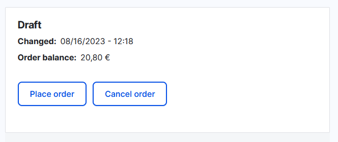 Improve the order workflow UI [#3381414] | Drupal.org