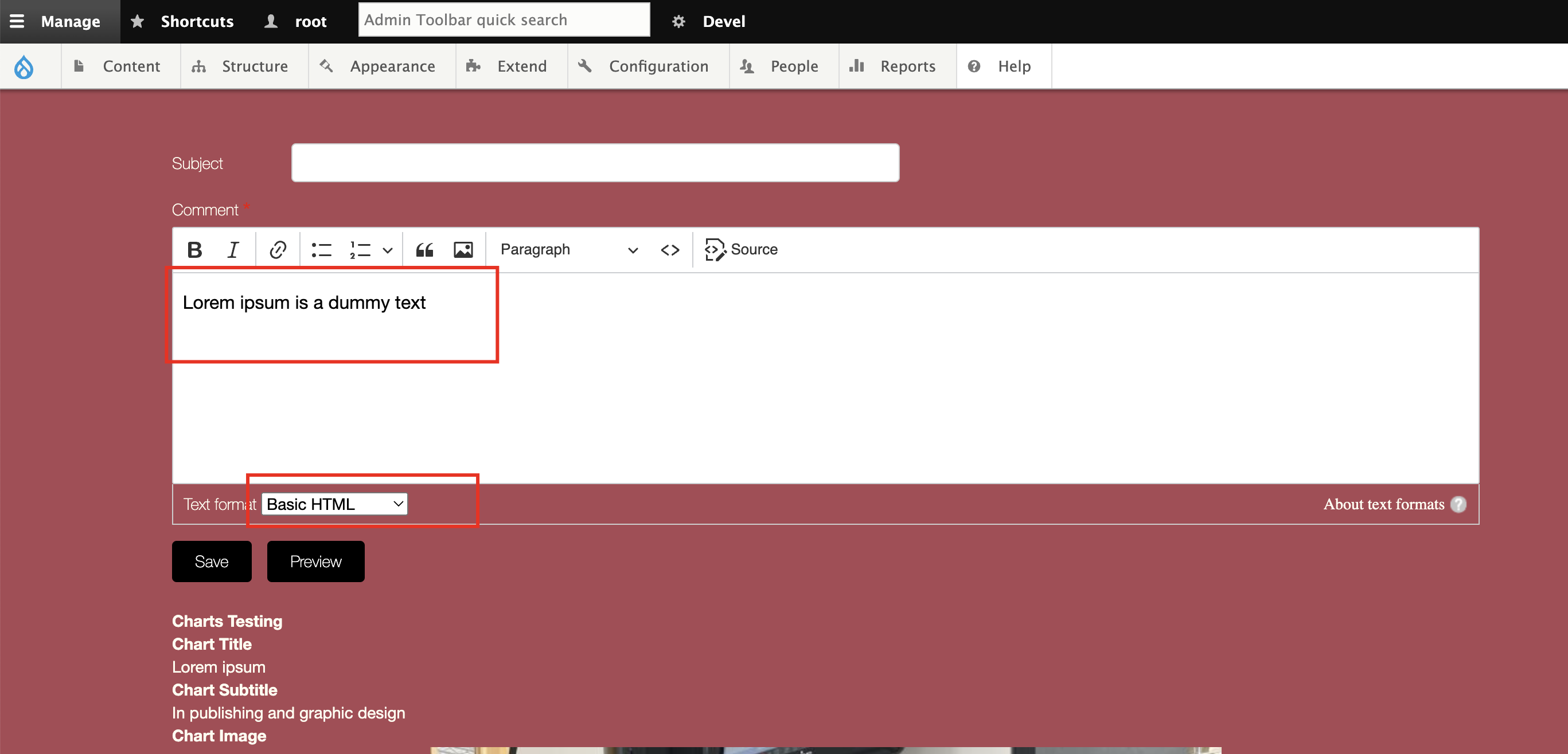 text is not visible in comment ck-editor. [#3381811] | Drupal.org