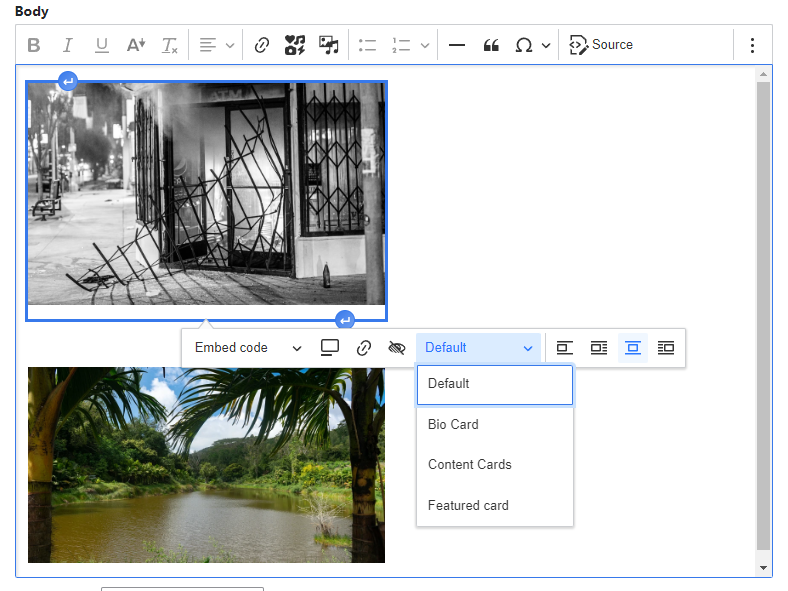 Align Acquia Dam Assets Embedding Options With Drupal Core Media Embed Filter In Text Editors 