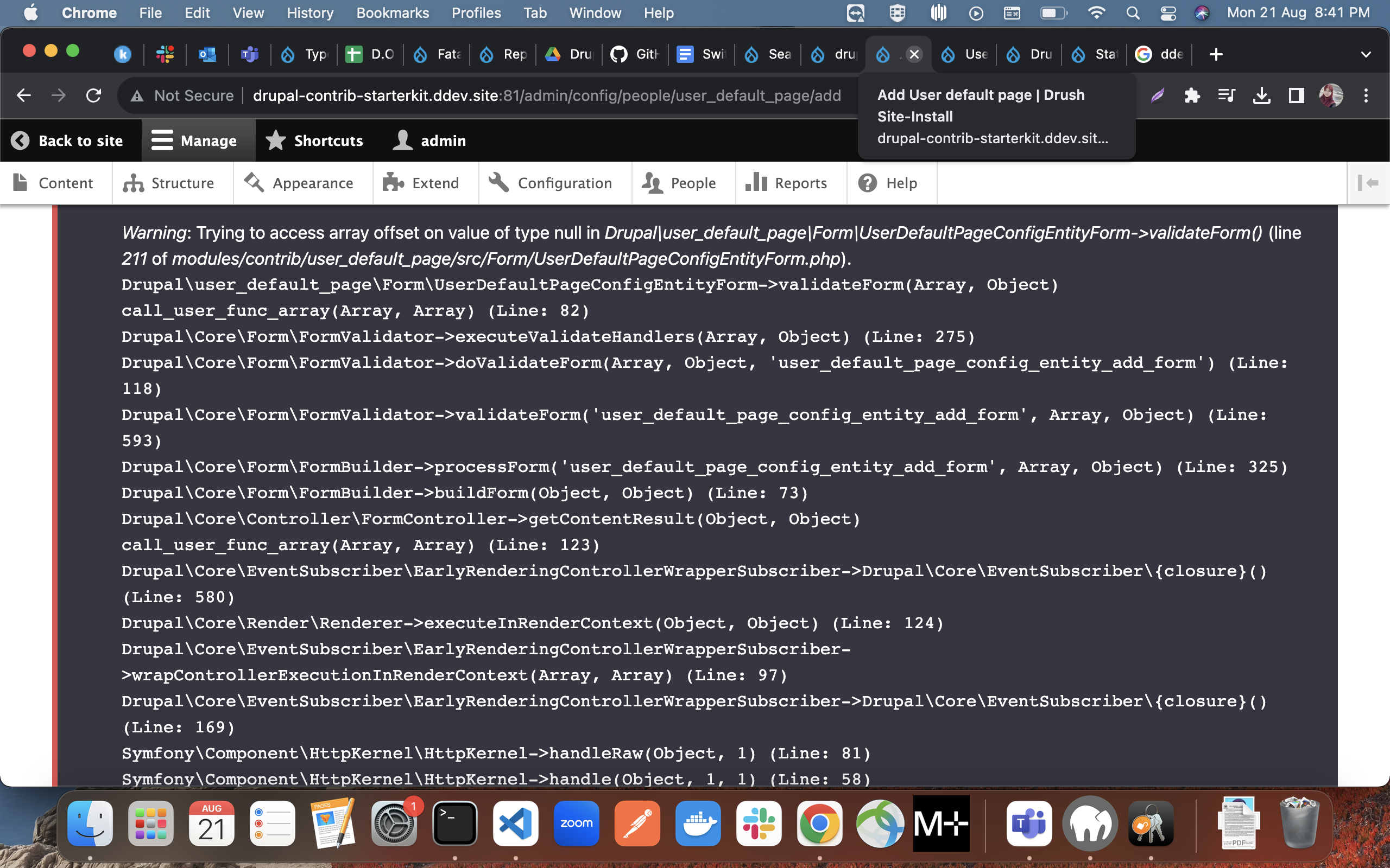 Warning Trying To Access Array Offset On Value Of Type Null In Drupal 