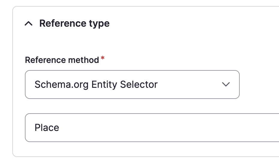 Schema type Entity Reference Selection [#3381760] | Drupal.org