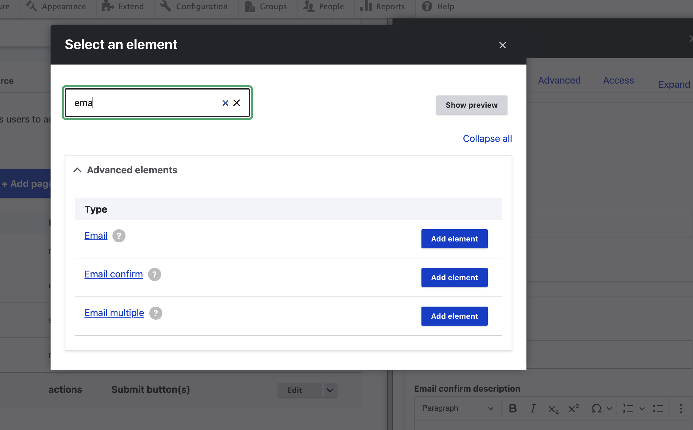 Extra close icon. [#3382565] | Drupal.org