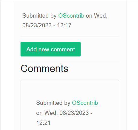 Add new comment link is broken on 375px screen. [#3382781] | Drupal.org