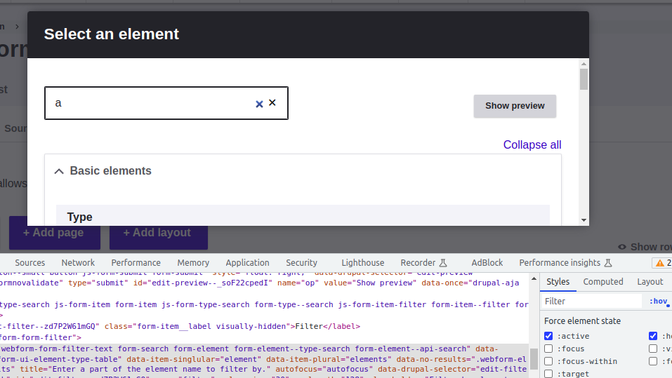 Extra close icon. [#3382565] | Drupal.org