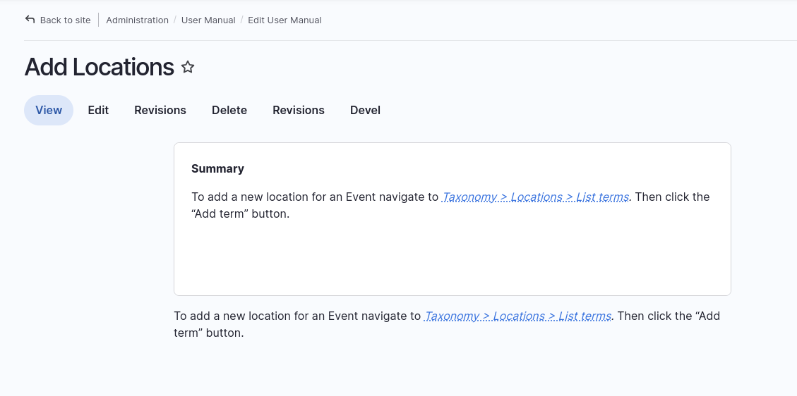 Allow sitebuilder to remove the Summary functionality [#3385977] | Drupal.org