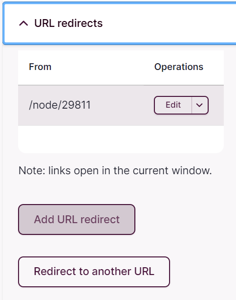 Simplify how to redirect from one node to another node or URL [#3386107] | Drupal.org