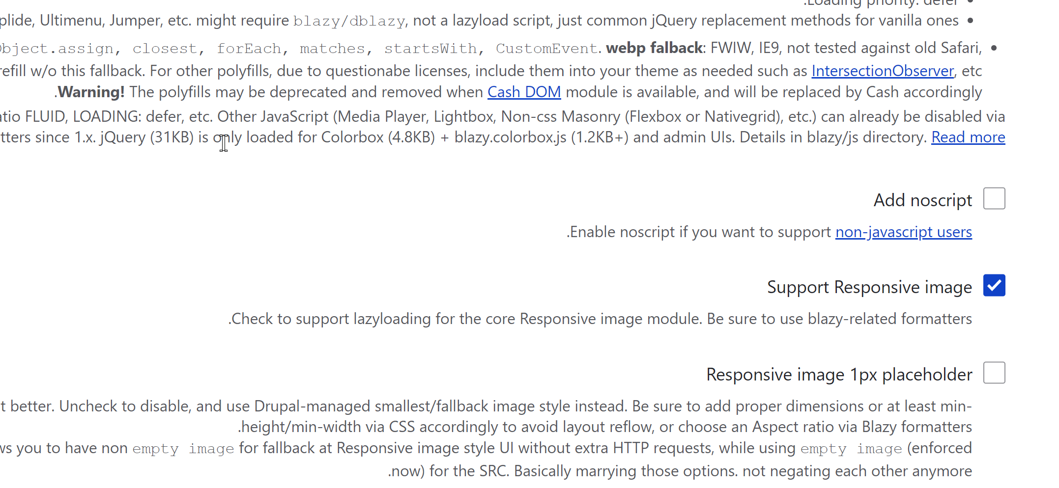 Blazy field formatter does not respect responsive image styles [#3386244] | Drupal.org