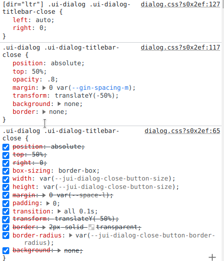 Dialog close icon with Layout Builder in Drupal 10 [#3372697] | Drupal.org