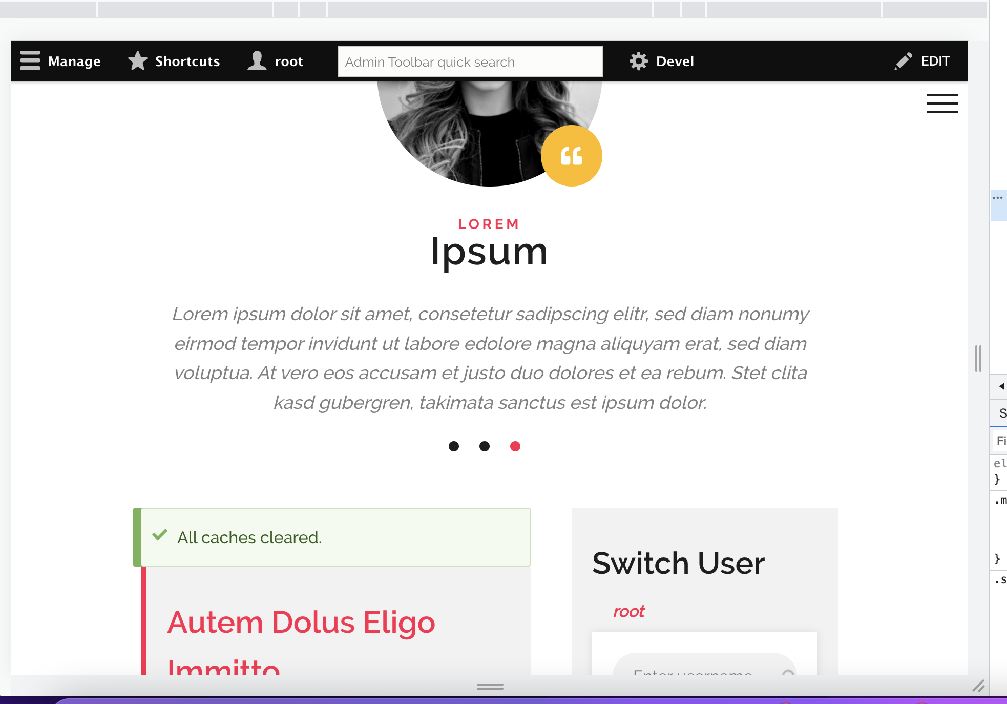 Slick dots are not center aligned on mobile screen. [#3387234] | Drupal.org