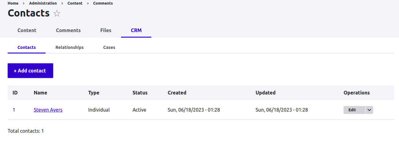 Taking over the CRM namespace [#3384959] | Drupal.org