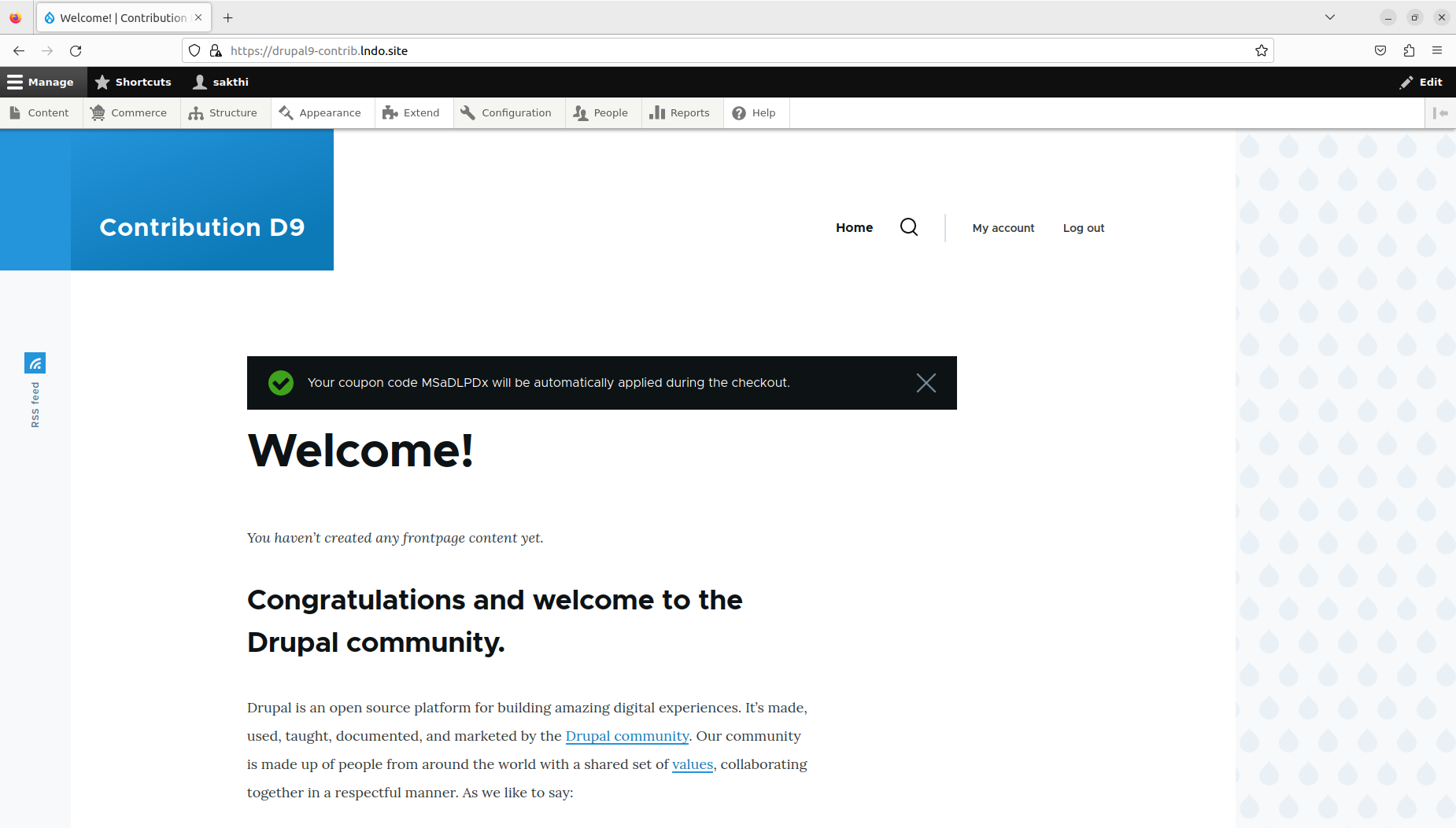 Controller does not check if a promo code is valid. [#3389760] | Drupal.org