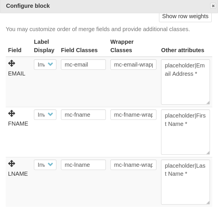 Customize display of signup fields [#3390459] | Drupal.org