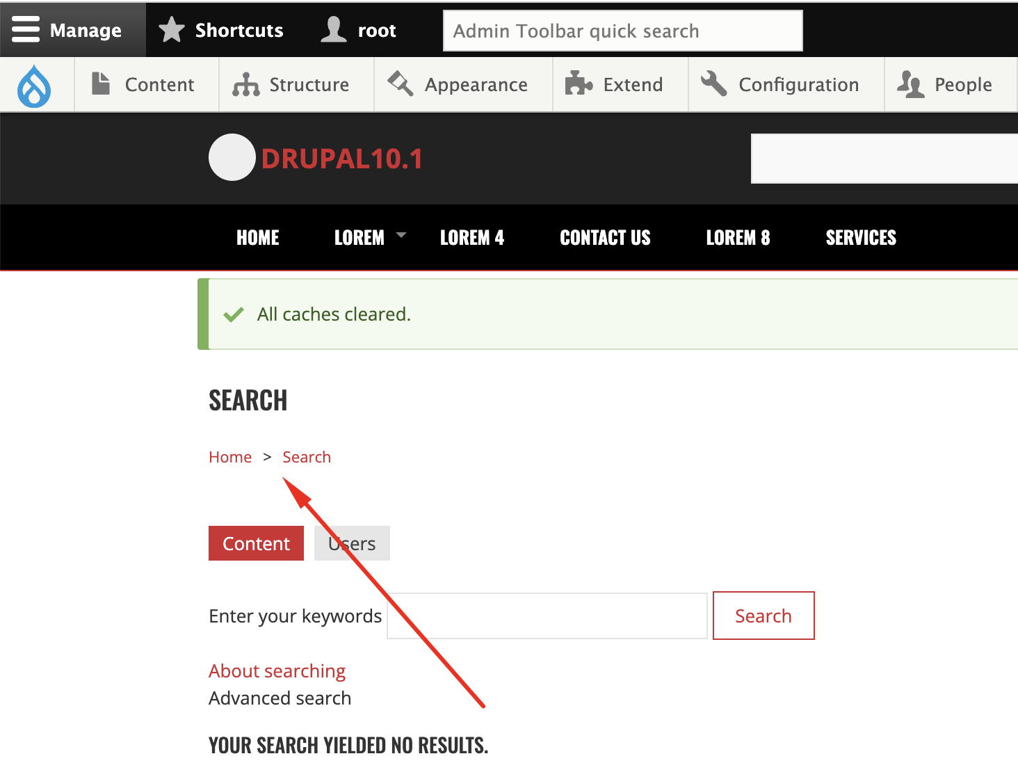Breadcrumb menus need better styling. [#3392547] | Drupal.org