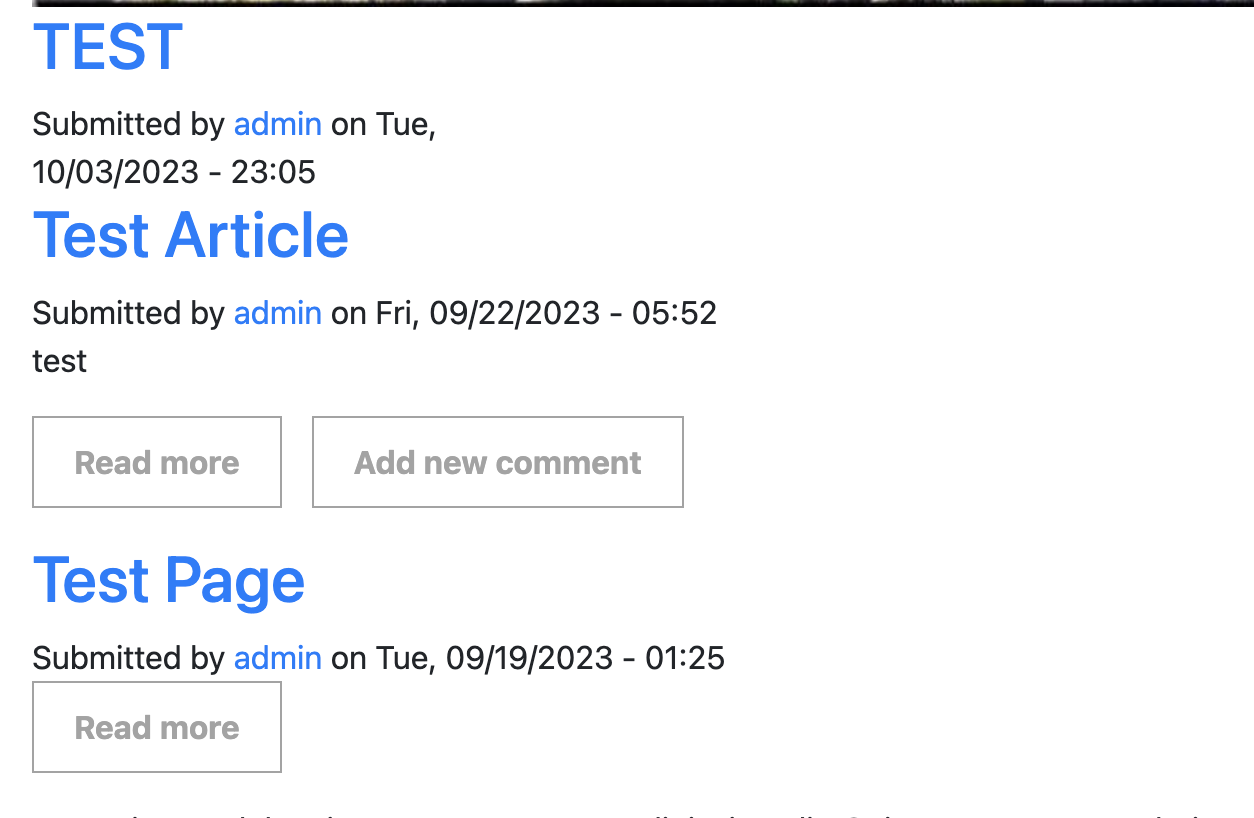 Remove bullets from read more button and add new comment button. Also need to be styled ...