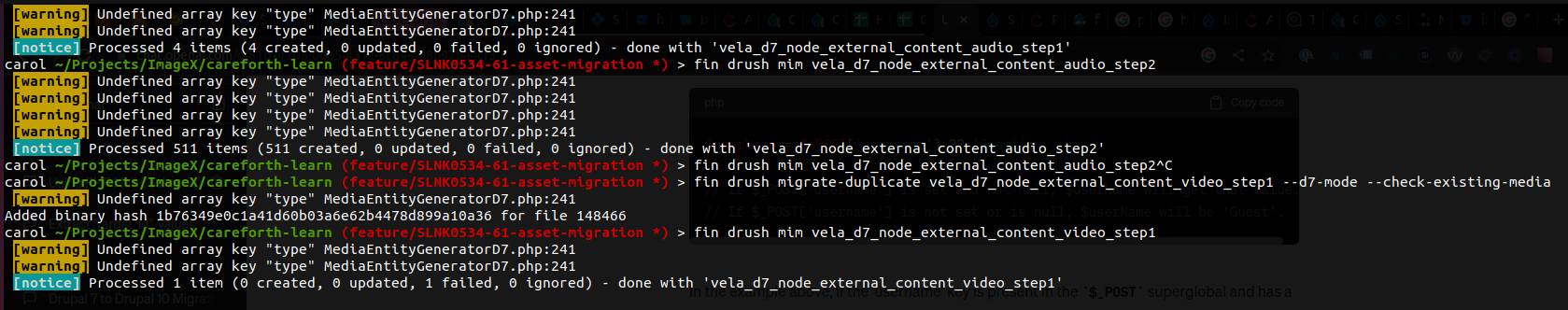 Undefined array key "type" MediaEntityGeneratorD7.php:241 [#3393076] | Drupal.org