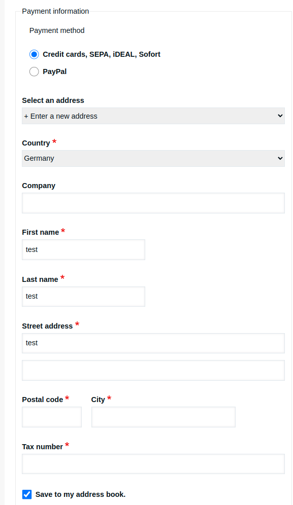 Tax number does not show up initially [#3396263] | Drupal.org