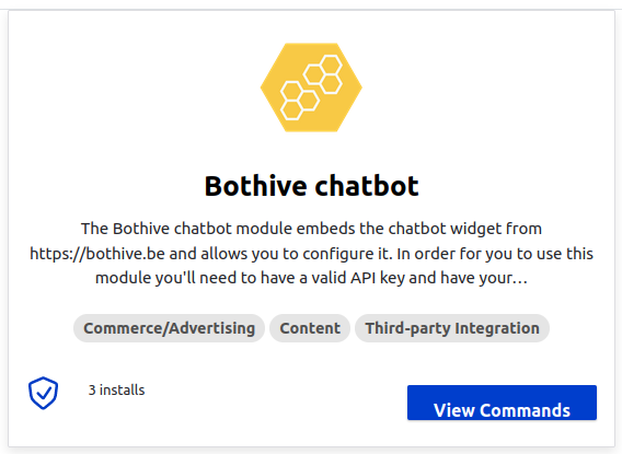 Project Browser: Add logo for "Bothive chatbot" to the repo [#3398009] | Drupal.org