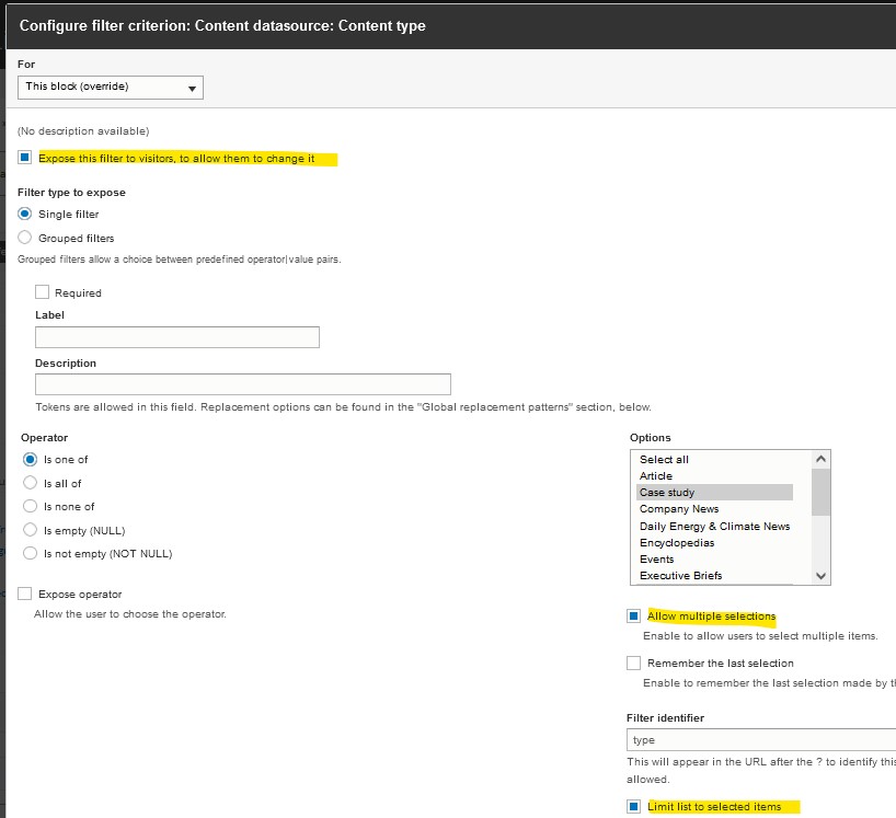 Exposed Filter With Multiple Selections Allowed Generates Error Input Value Contains A Non