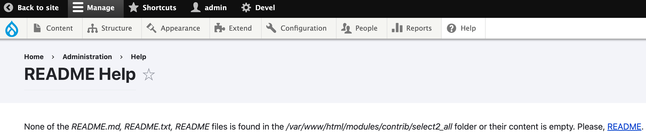 Add README or Help [#3399753] | Drupal.org
