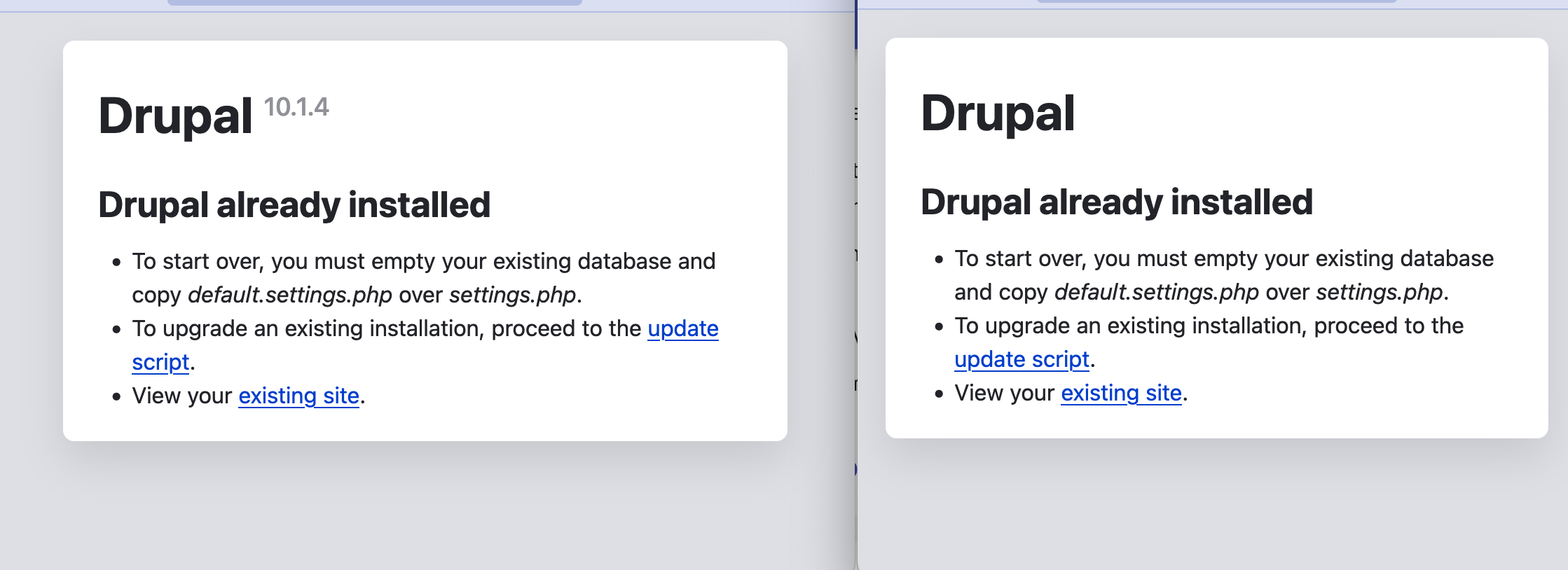 Remove Core version from install.php when the site already is installed ... Remove Core version from install.php when the site already is installed ...