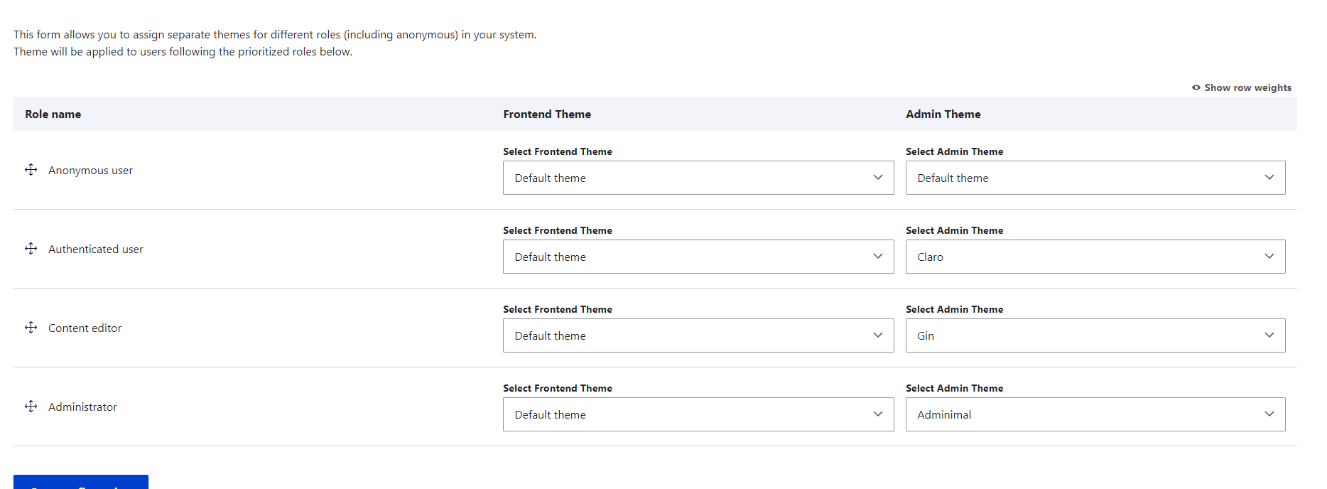 Authenticated User setting override Content editor & admin setting [#3400866] | Drupal.org