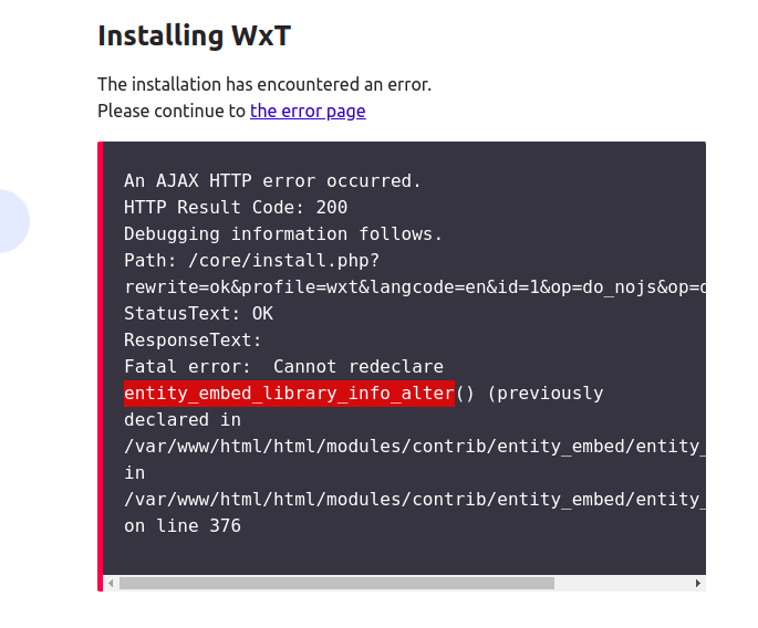 Updating to 1.5 crashes website due to duplicated method in .module ... Updating to 1.5 crashes website due to duplicated method in .module ...