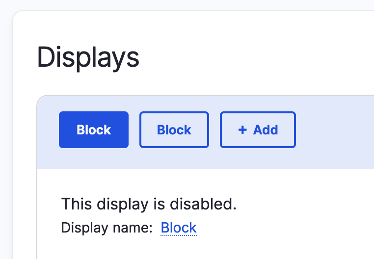 Visually indicate that a Views display is disabled [#3402619] | Drupal.org