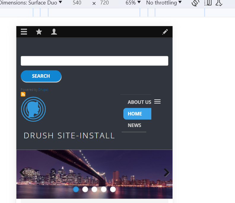 On mobile menus are not properly styled. [#3397926] | Drupal.org