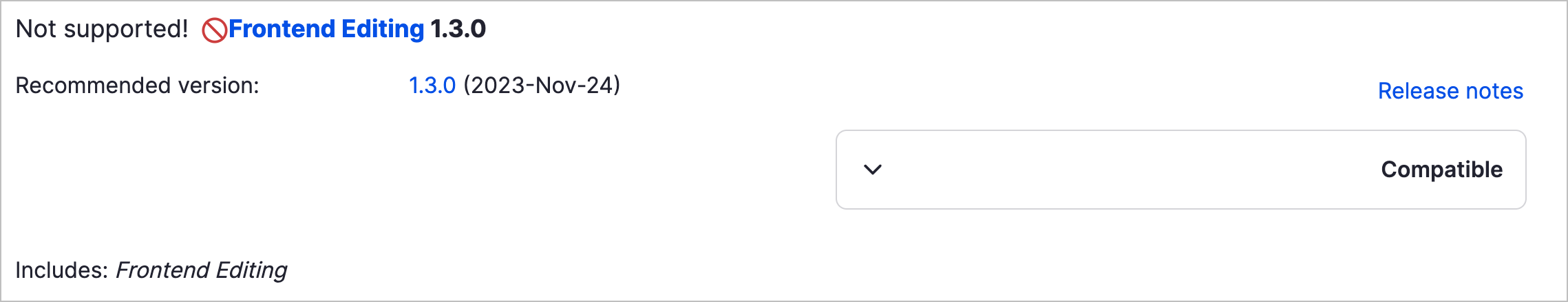 Version 1.3 marked as unsupported [#3404058] | Drupal.org