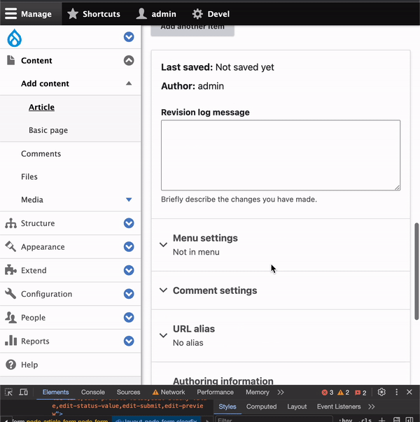 Table drag elements create horizontal scroll on mobile [#3405576] | Drupal.org