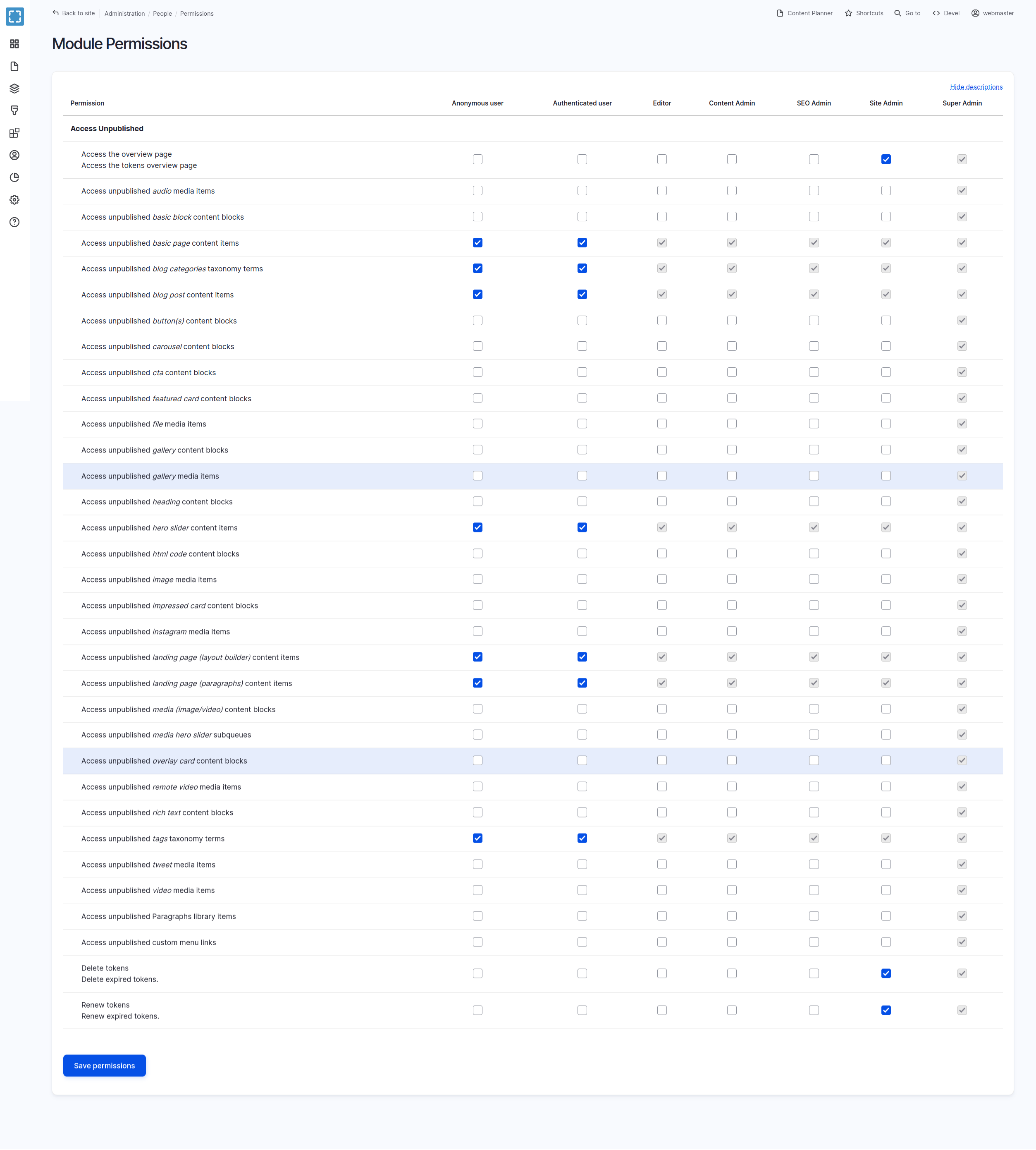 Add Access Unpublished module [#3406041] | Drupal.org